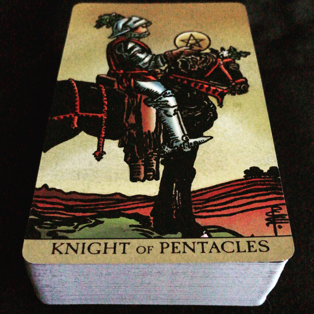 Daily Draw | Knight of Pentacles 010421 | #site_title | Cards of Light
